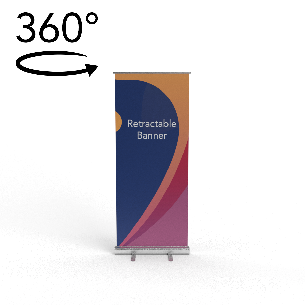 Budget Roll Up Retractable Banner Stand – Backdropsource France